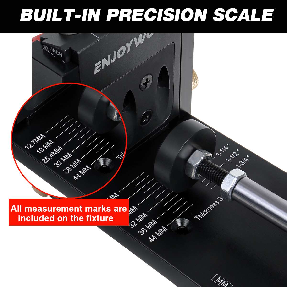 Дърводелски шаблон за сглобки Enjoywood Xk4 За сглобки и разпробиване на отвори под ъгъл Ръчно