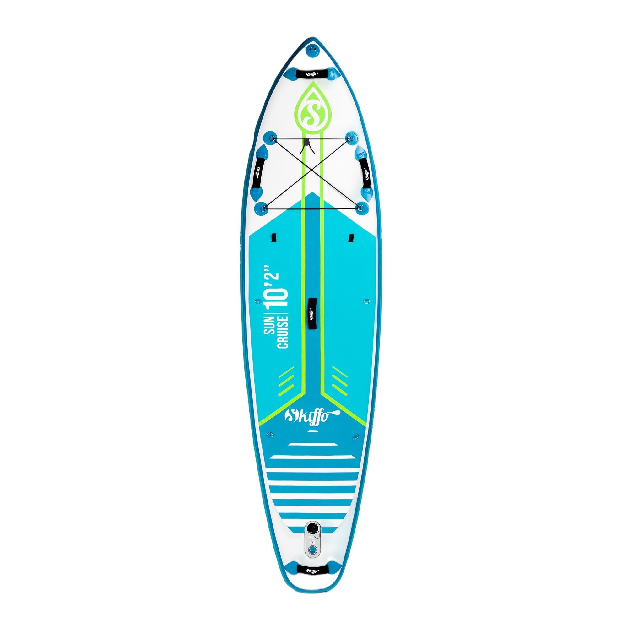 Placa surf, SKIFFO, PVC/EVA, 282 l, Albastru - eMAG.ro