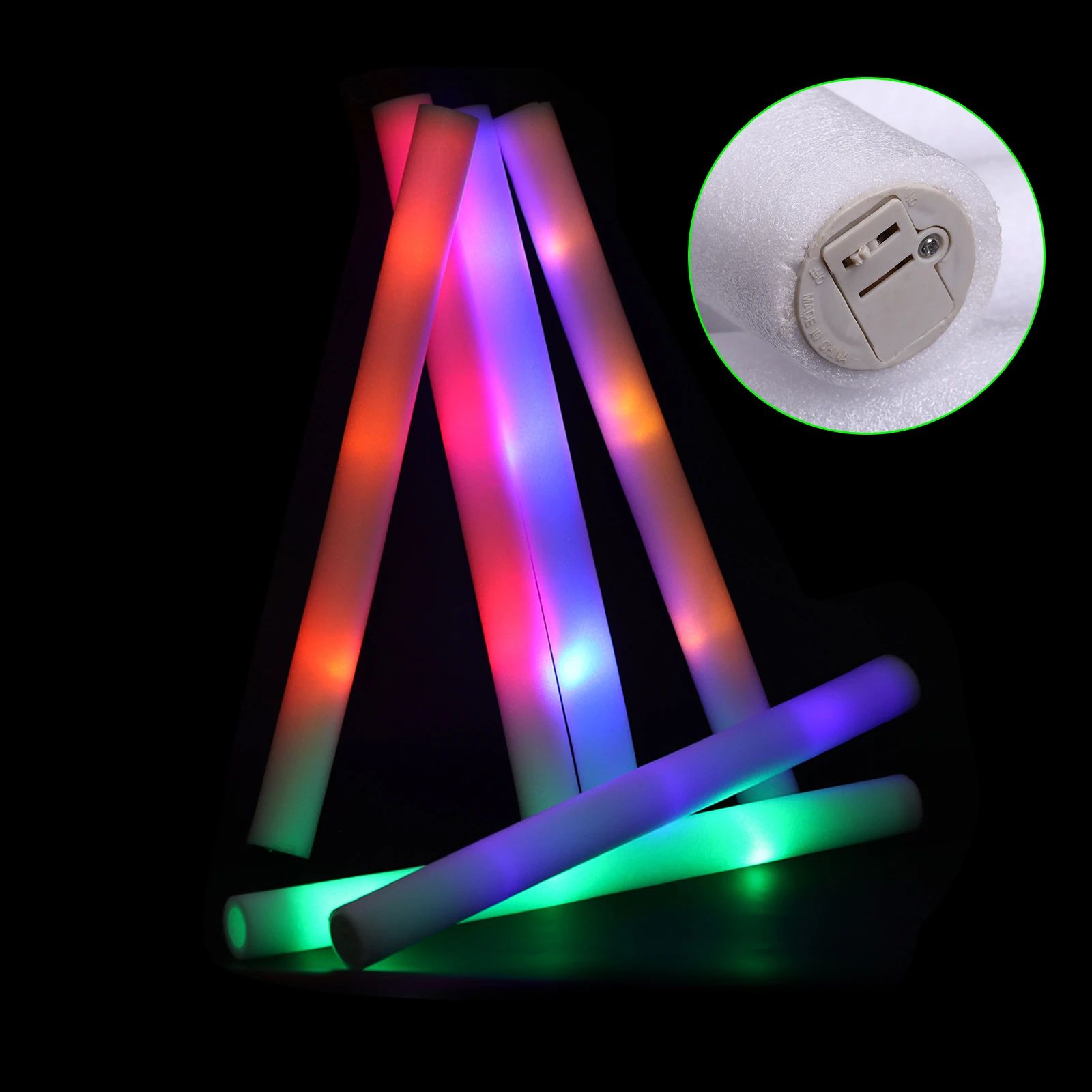 Bagheta Foam stick cu LED, PROCART, accesoriu petrecere si festival ...
