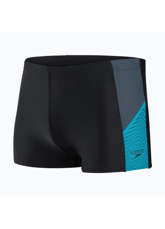 Boxeri de baie pentru barbati, Speedo, Poliamida/Elastan, Negru, 34 ...
