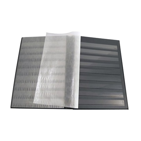 Clasor timbre 8 file, 16 pagini negre, A4, coperta verde - eMAG.ro