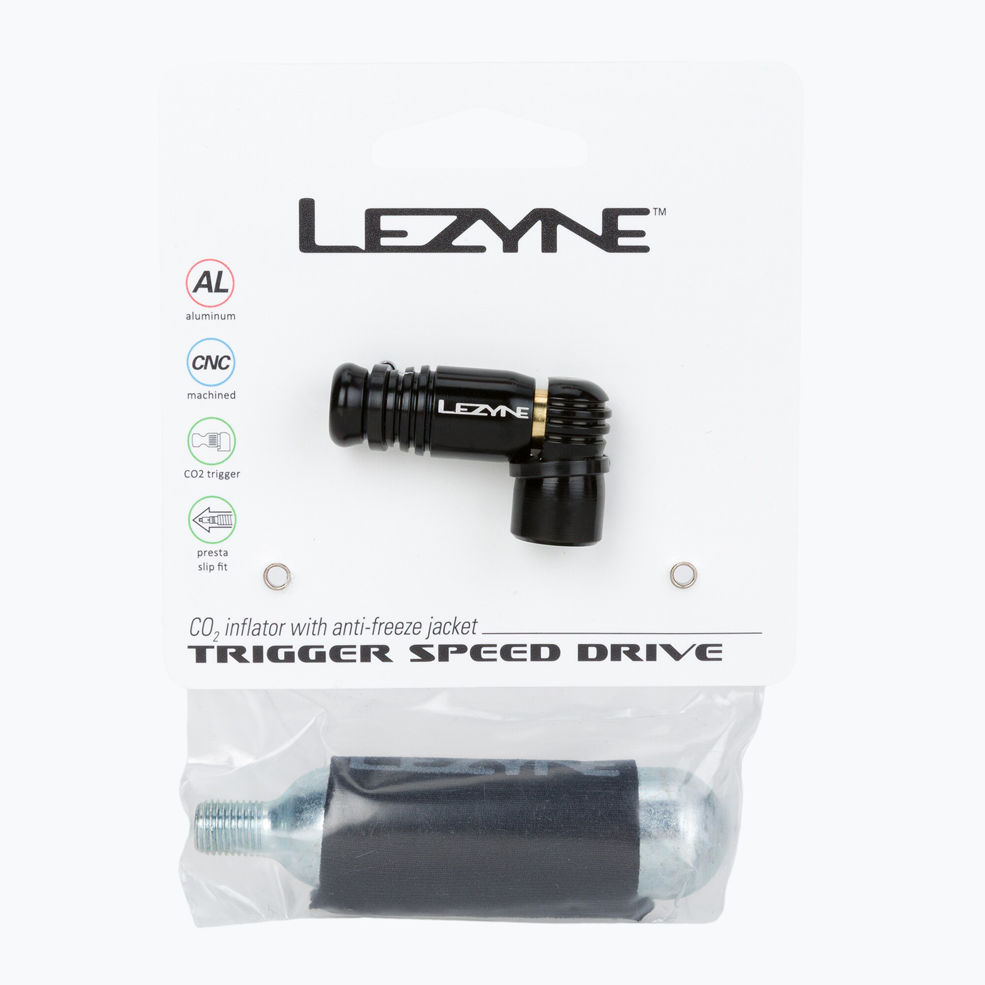 Pompa bicicleta cu cartus Trigger Speed Drive CO2, Lezyne, Aluminiu ...