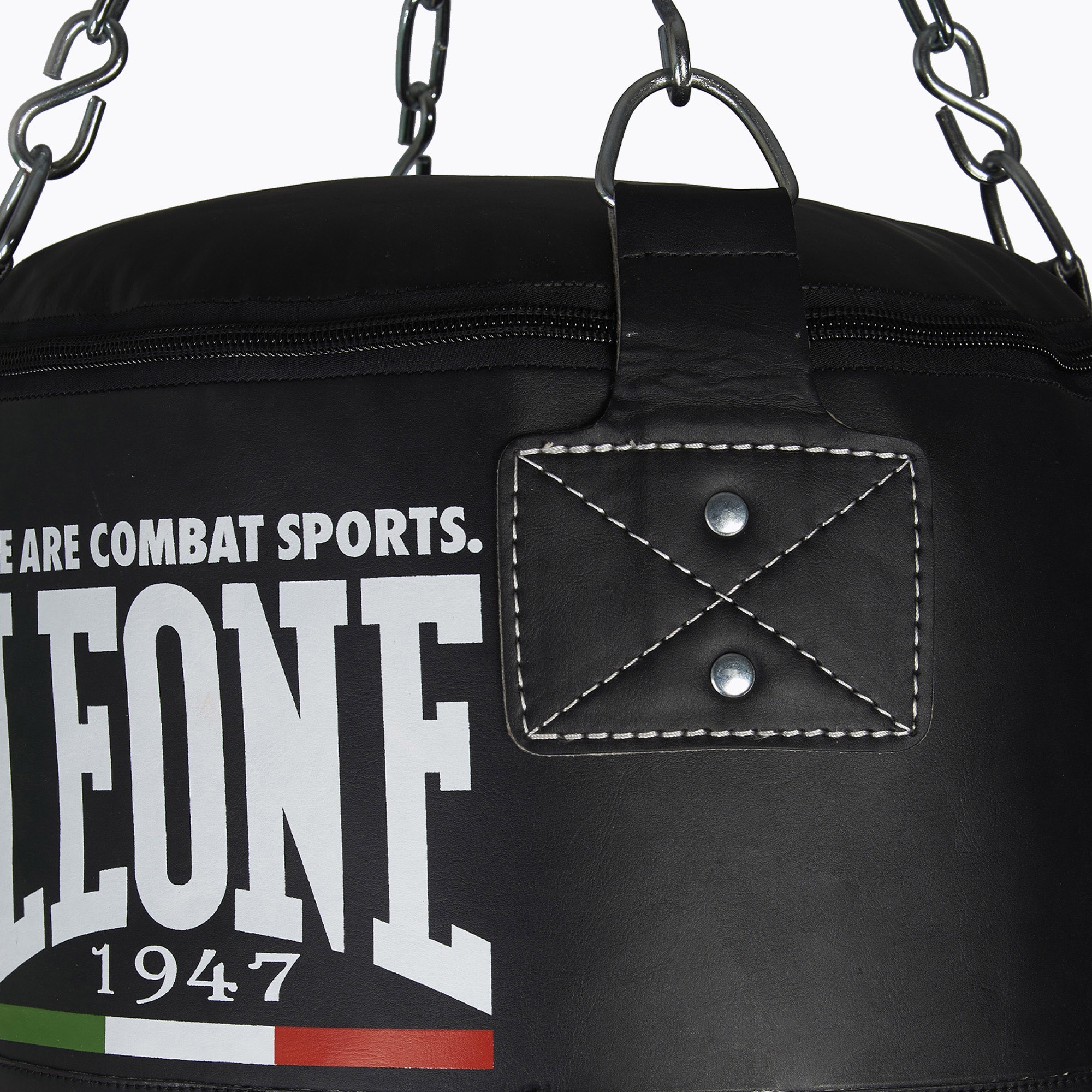 Sac de box, Leone, Piele ecologica, 30 Kg, Negru - eMAG.ro