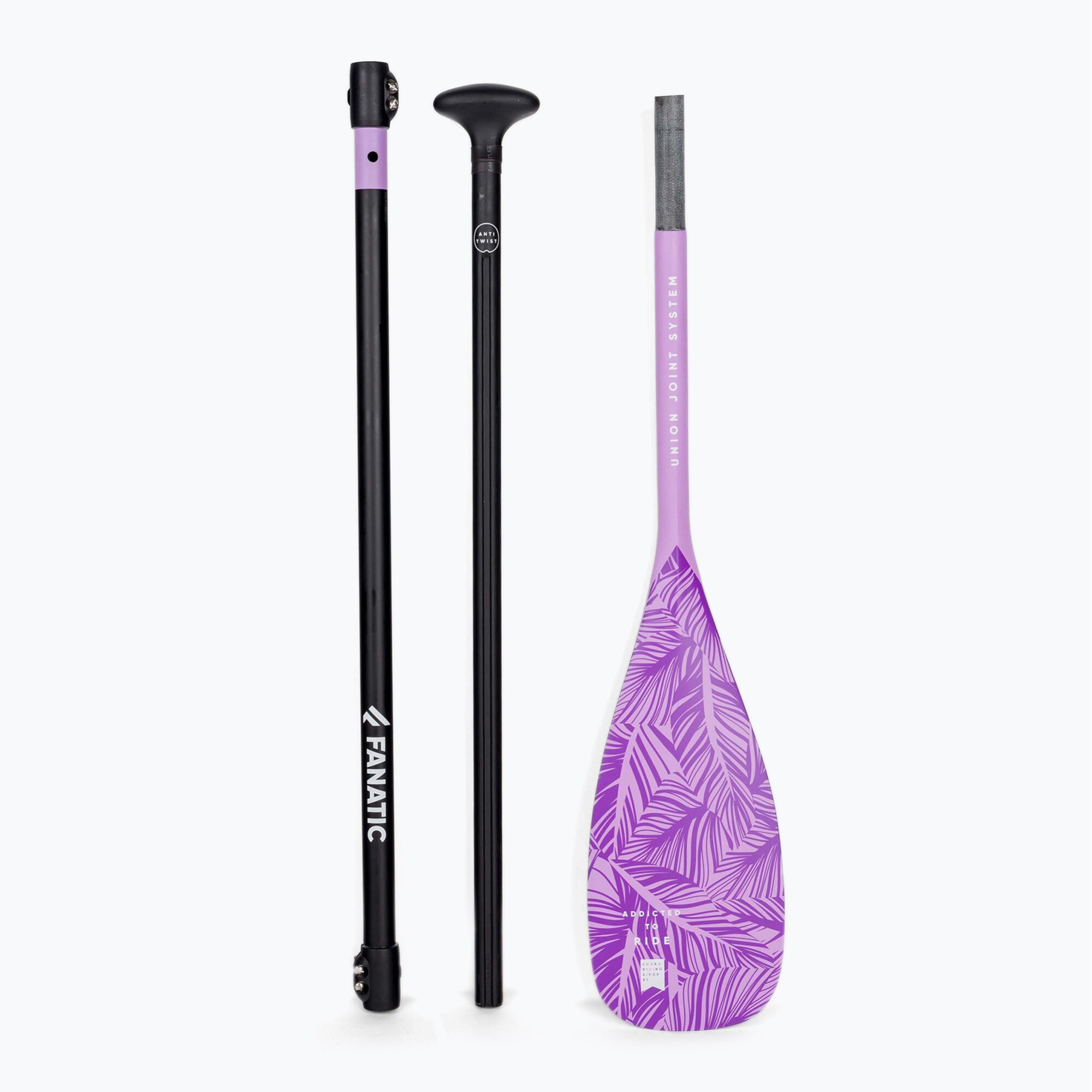 Vasla padel SUP, Fanatic, Compozit, 170-220 cm, 3 piese, Violet - eMAG.ro