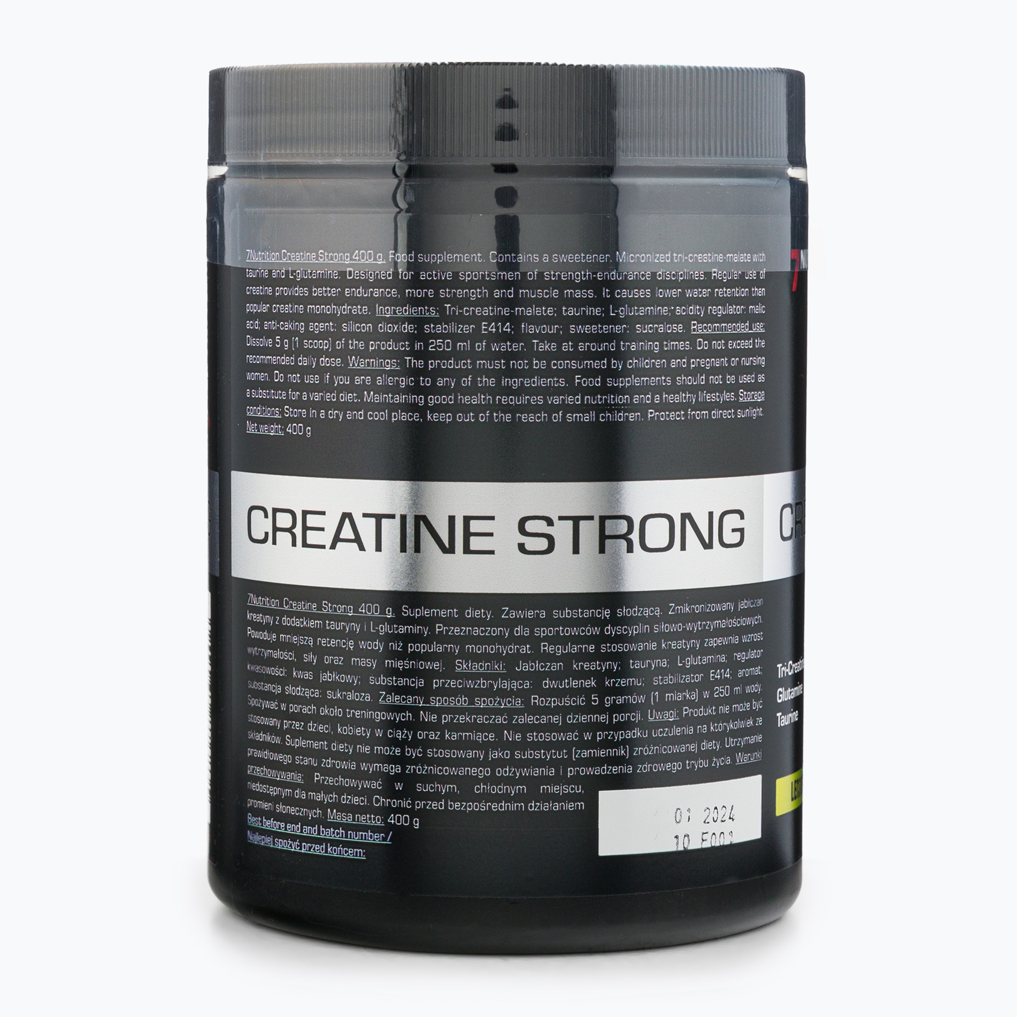 Creatina Strong, 7Nutrition, Aroma lamaie, 400 g - eMAG.ro