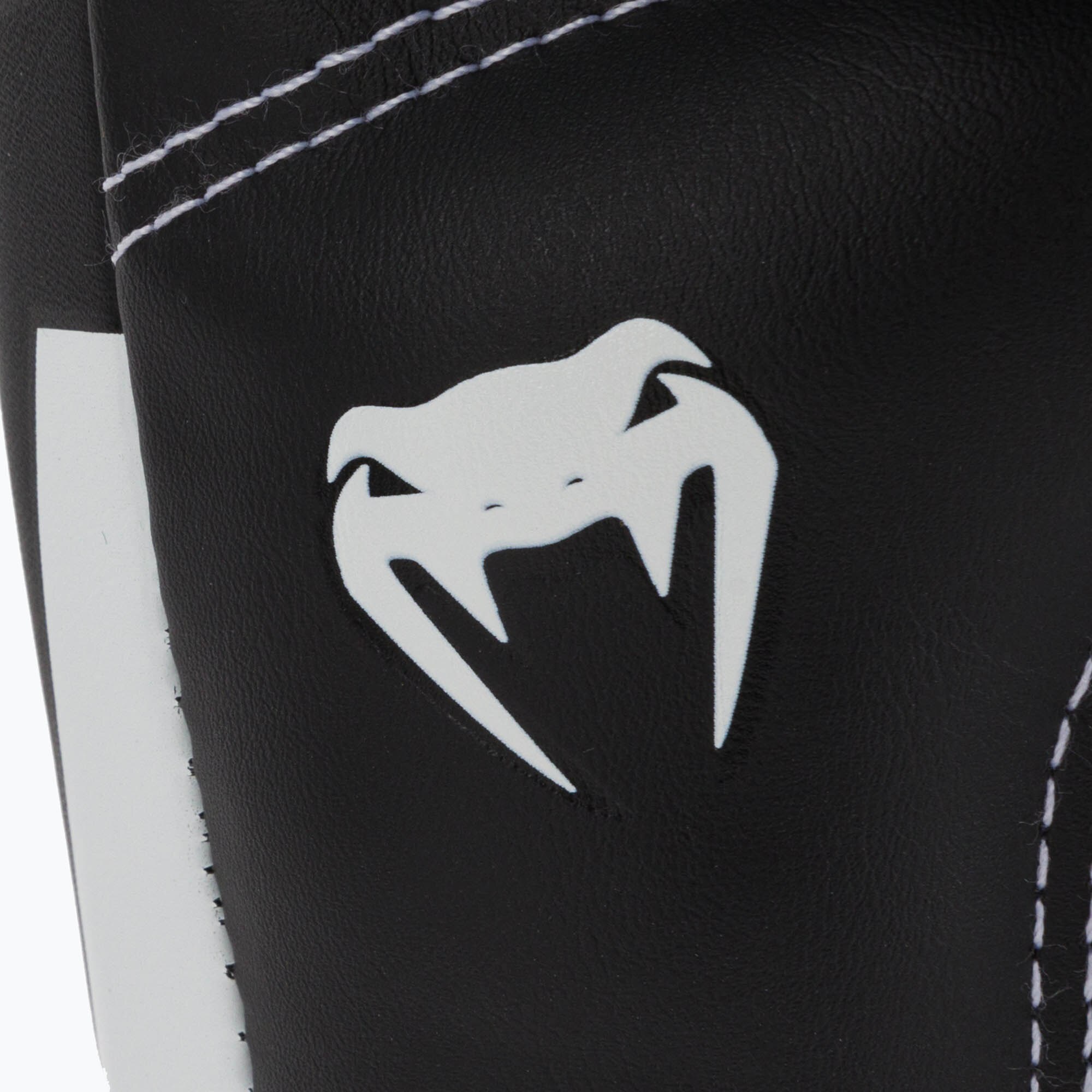Manusi de box, Venum, Piele ecologica, Alb/Negru, 10 Oz - eMAG.ro
