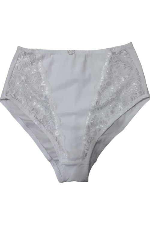 Chiloti clasici inalti, C1511, M INTL, Alb - eMAG.ro