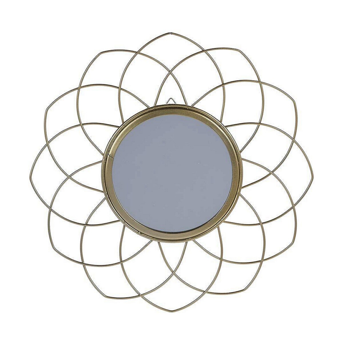 Oglinda de perete, BigBuy, Metal, 26x26, Auriu - eMAG.ro