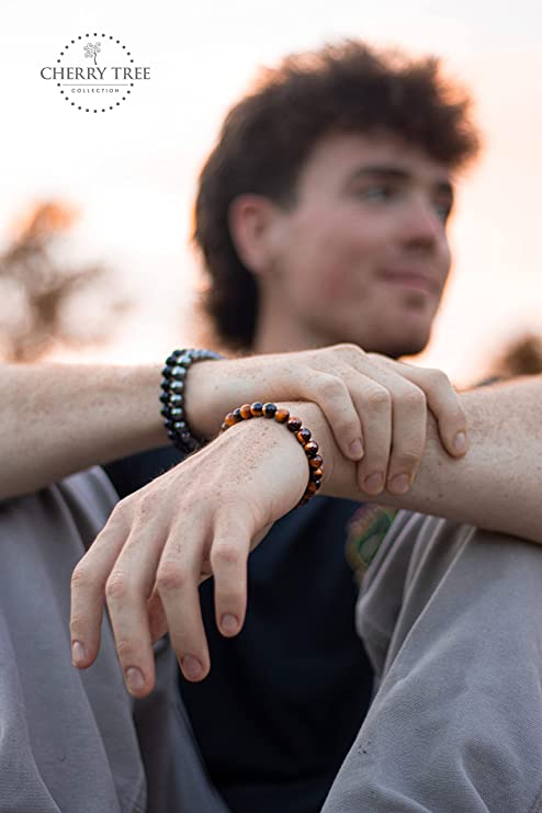 Bratara cu margele, Olingyou, Plastic, Negru - eMAG.ro