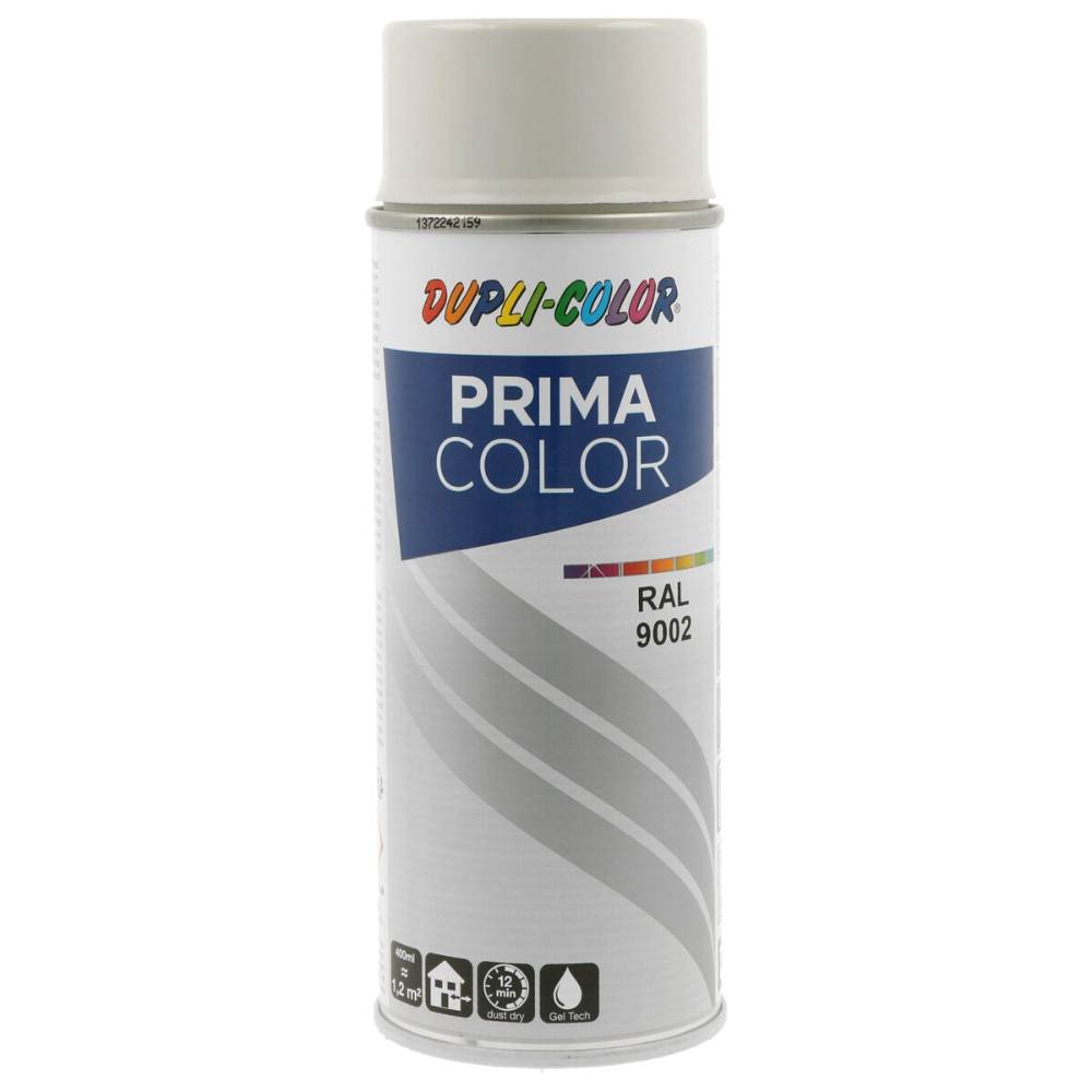 Spray vopsea, Duplicolor Prima RAL 9002 Alb Gri, 400 ml, Cod 844393 ...