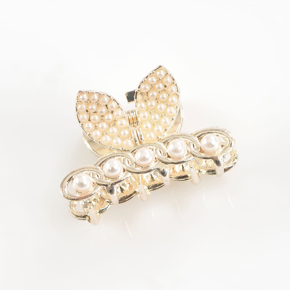 Cleste metalic de par cu perle acrilice, Meli Melo Paris - eMAG.ro