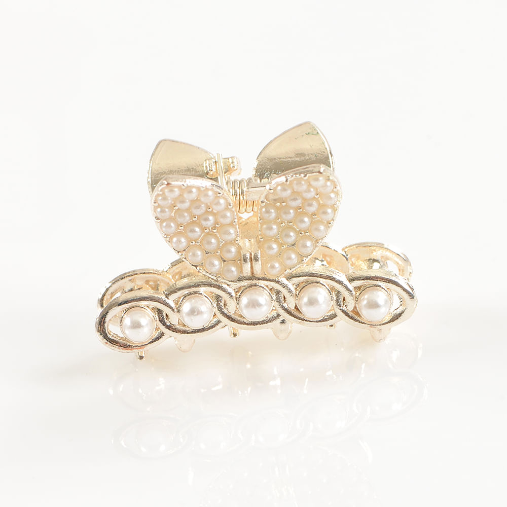 Cleste metalic de par cu perle acrilice, Meli Melo Paris - eMAG.ro