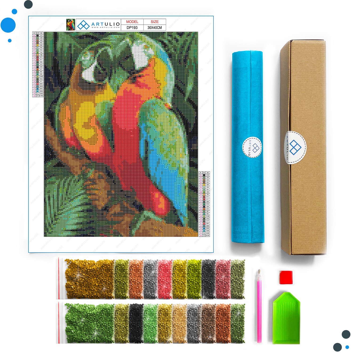 Set de broderie cu diamante, pictura 5D, ARTULIO Diamond Painting ...