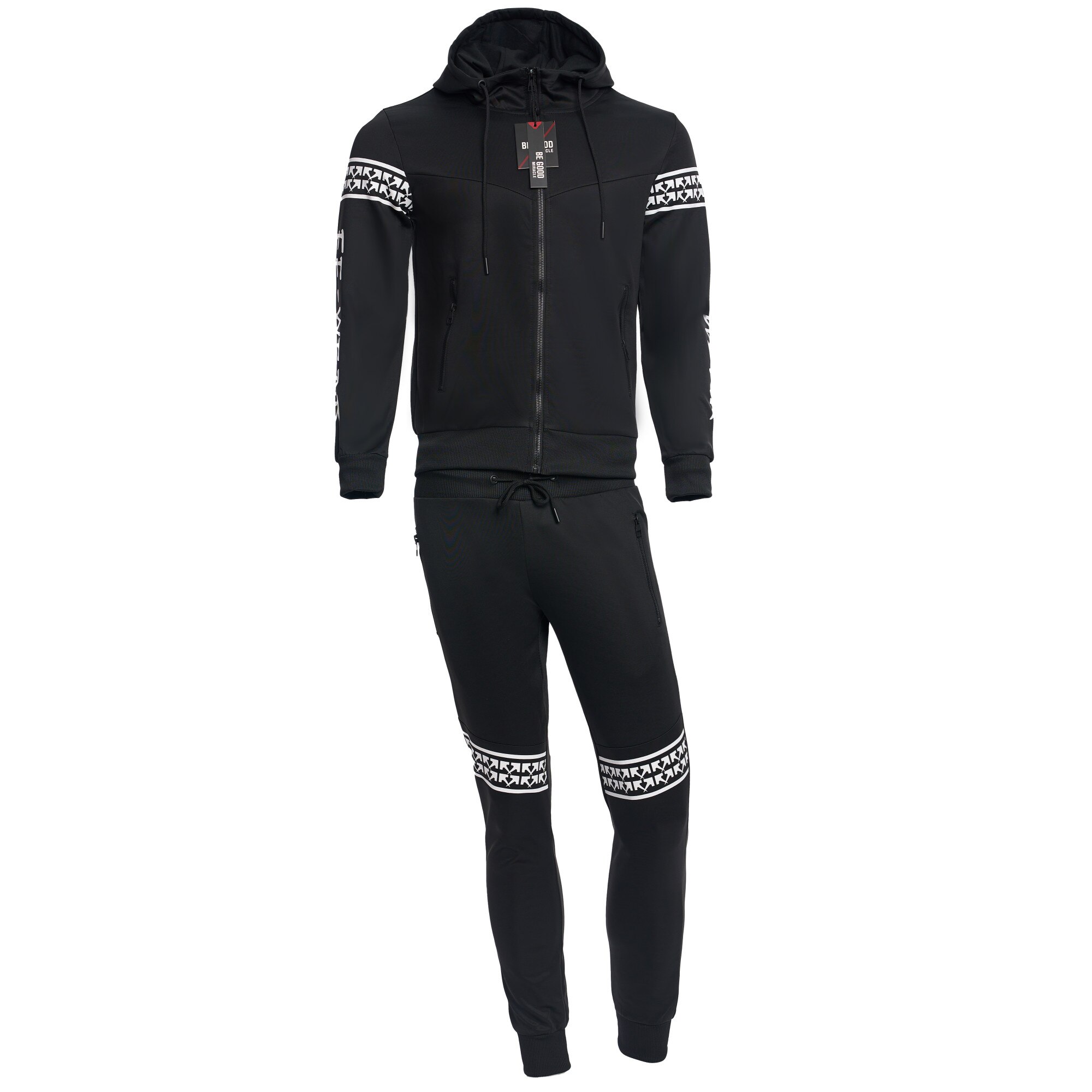 Trening barbati cu gluga M Negru - eMAG.ro