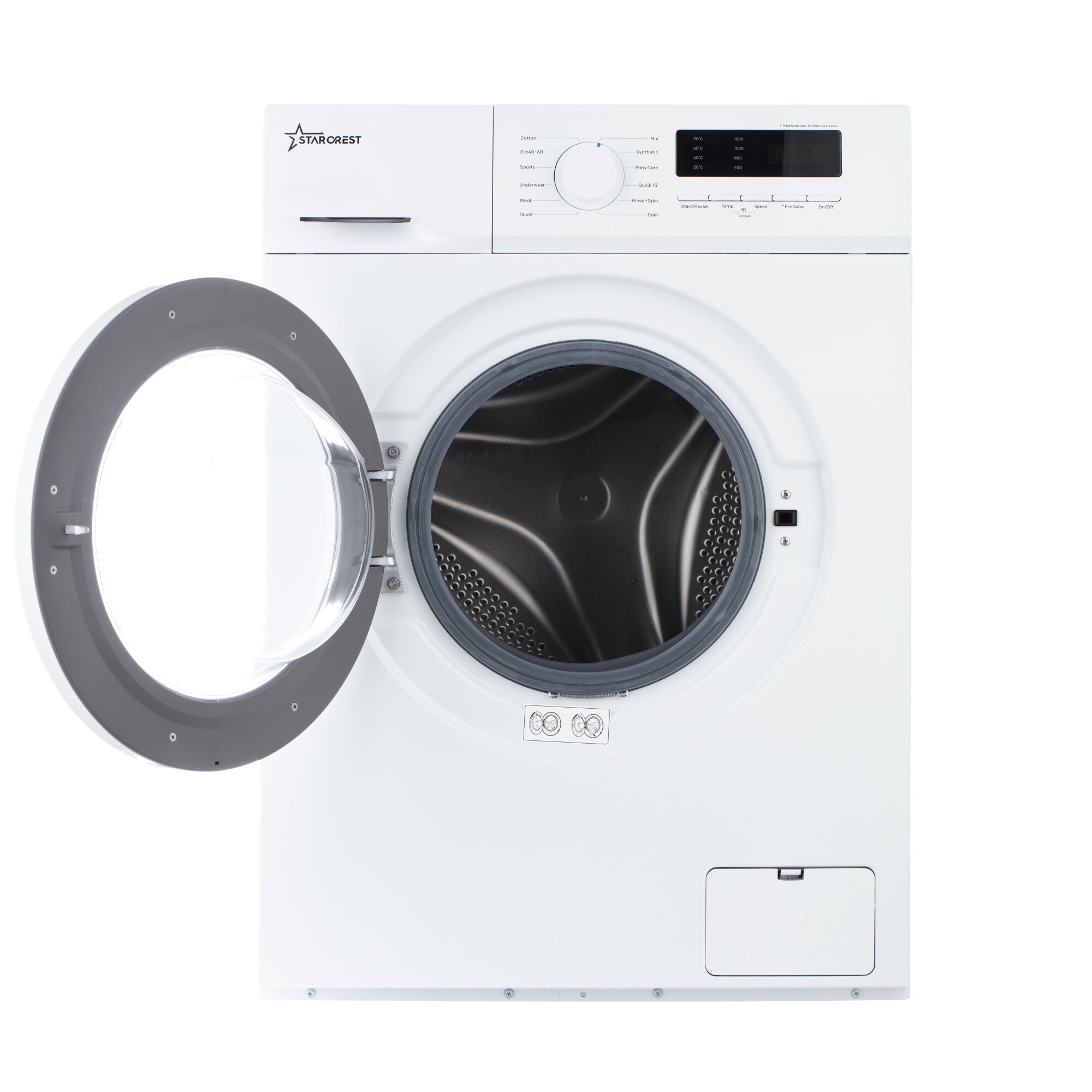 Masina de spalat rufe STARCREST SWM-7400WH, 7 KG, 1400 RPM, Clasa F ...
