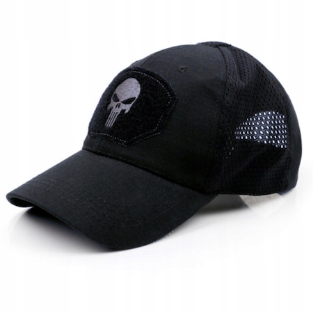 Sapca Militar Tactic Punisher, X-Cap, Bumbac/Poliester, Negru ...