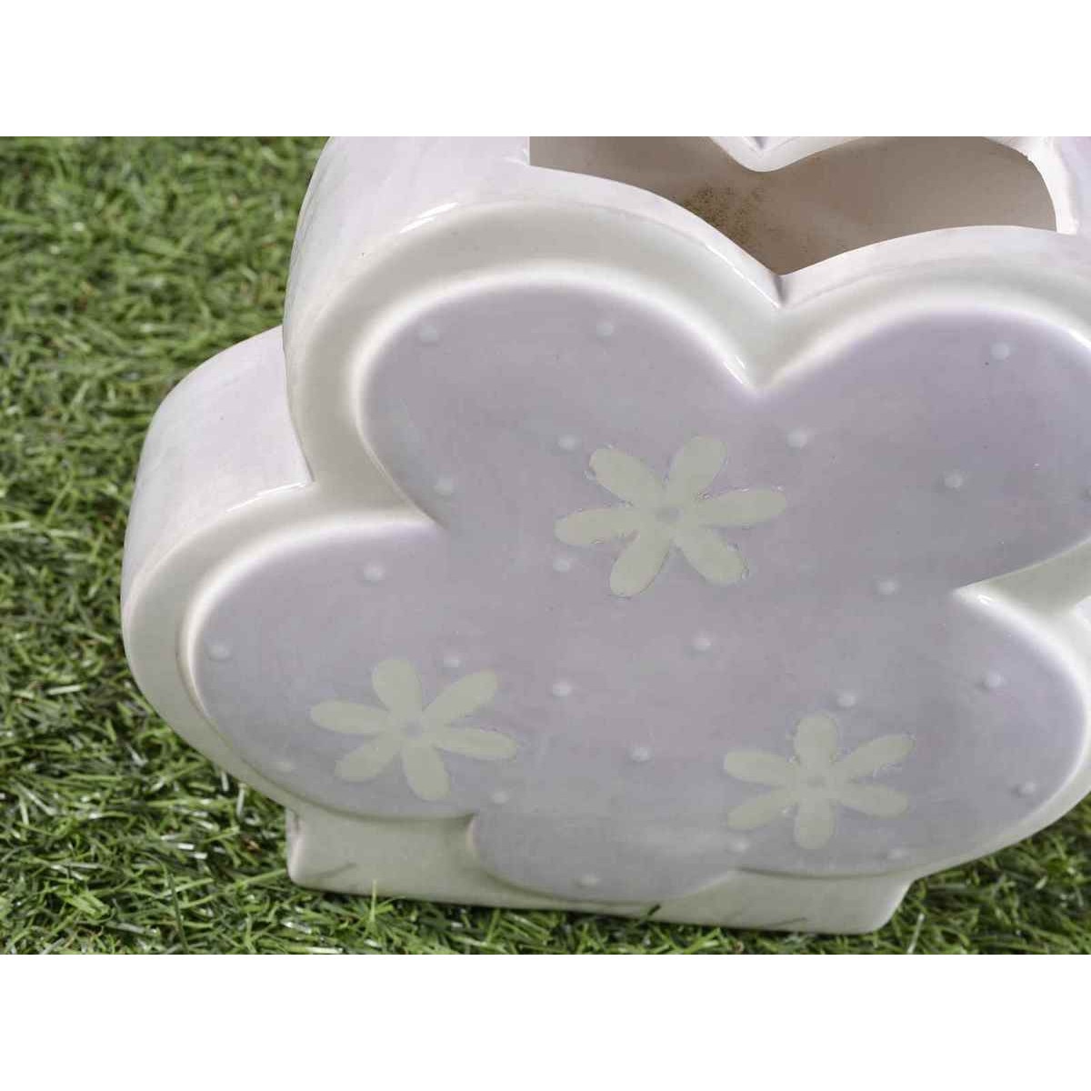 Set 3 vaze flori ceramica 16.5x5x15 cm - eMAG.ro