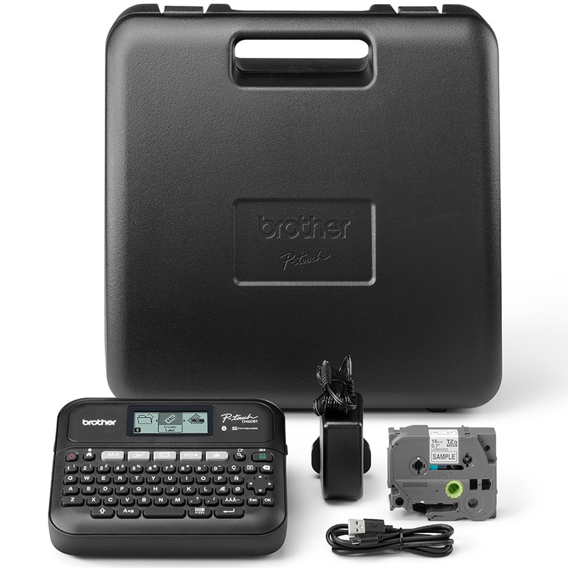 Imprimanta de etichete Brother PT-D460BTVP, panglica de 18 mm, USB ...