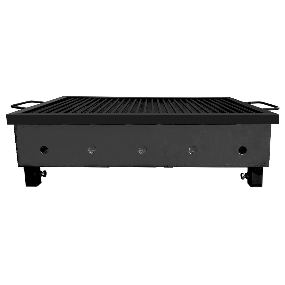 Gratar standard cu carbune, Metal, Tabla de 3 mm, 50x35x60 cm - eMAG.ro