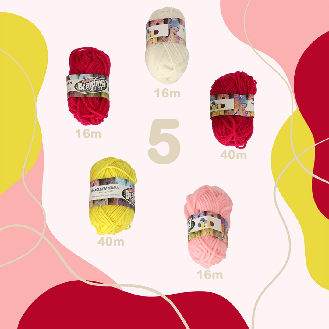 Set Masina de Tricotat Zenino - 5 Papiote, 24 Ace Circulare, pentru ...