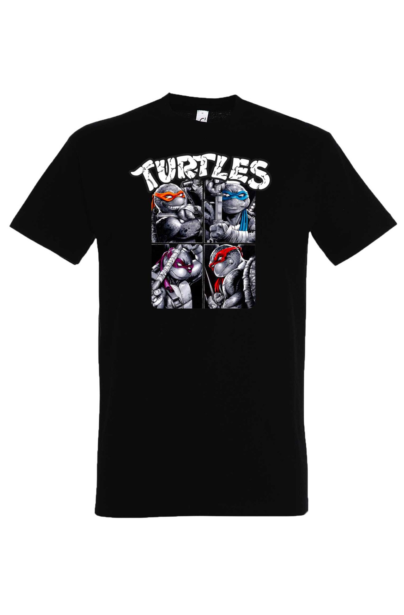 Uniszex póló, Rajzfilmek, Teenage Mutant Ninja Turtles, Fekete, L - eMAG.hu