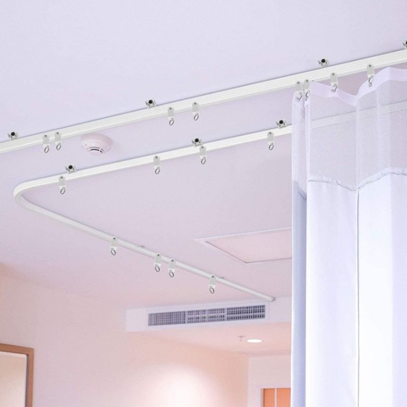 Sina flexibila pentru perdea, Bomstom, PVC, 500 cm, Alb - eMAG.ro