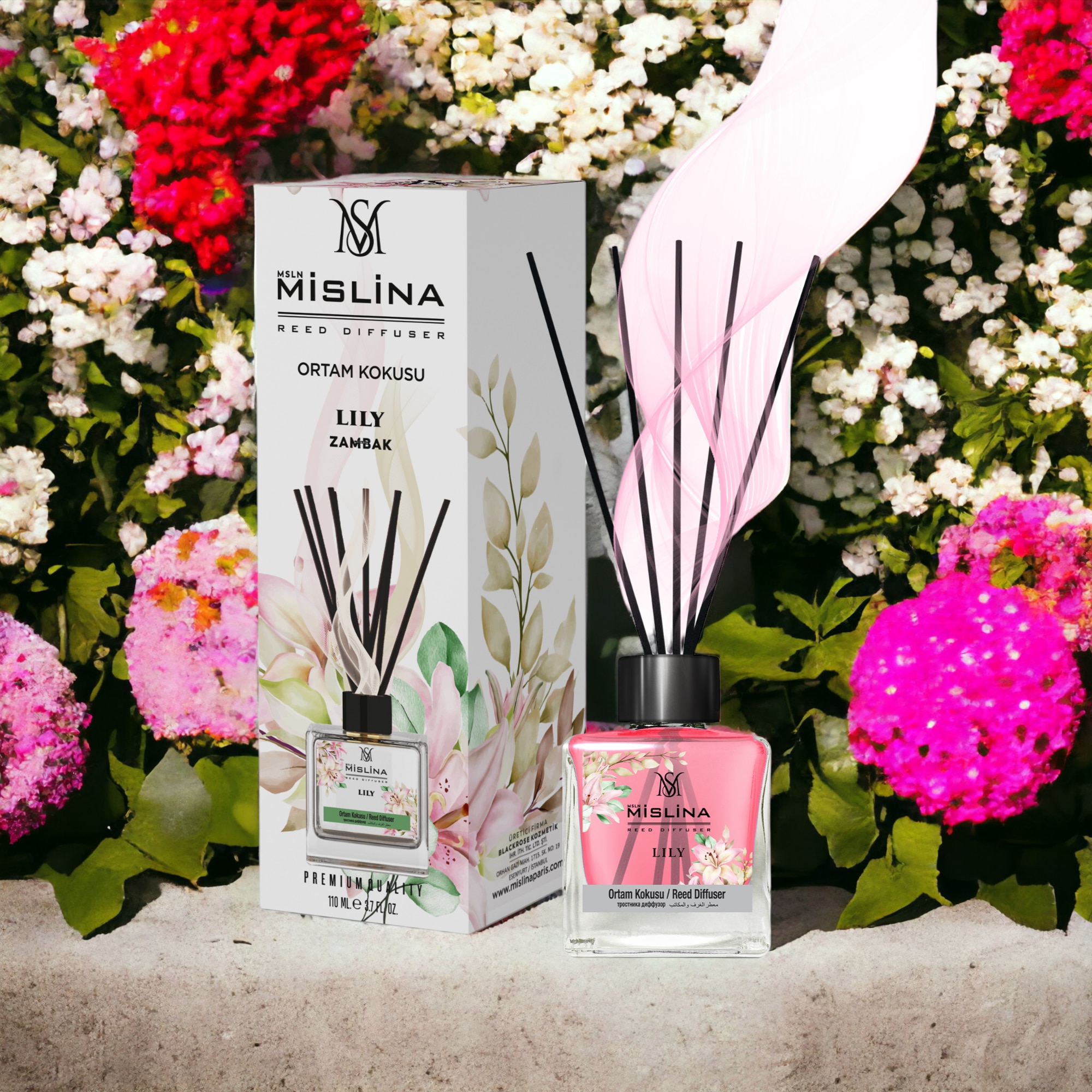 Odorizant de camera cu betisoare, Mislina, 110 ml, Lily Crin - eMAG.ro