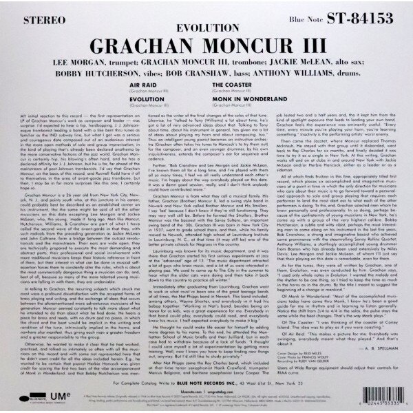 Grachan III Moncur: Evolution / Classic Vinyl Reissue [Winyl] - eMAG.ro