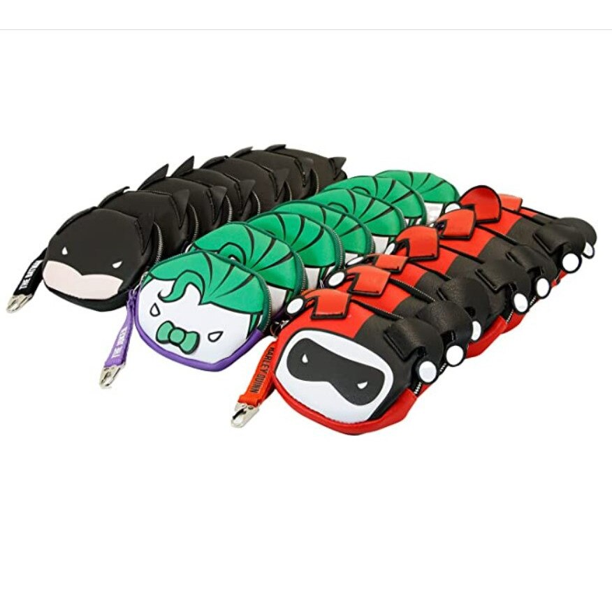 Set 3 portofele multicolor pentru copii, Batman, 8,5 x 12 x 1,5 cm ...