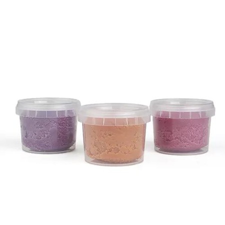 Set Plastilina organica, pentru copii, 2 ani+, 3 culori, moale ...