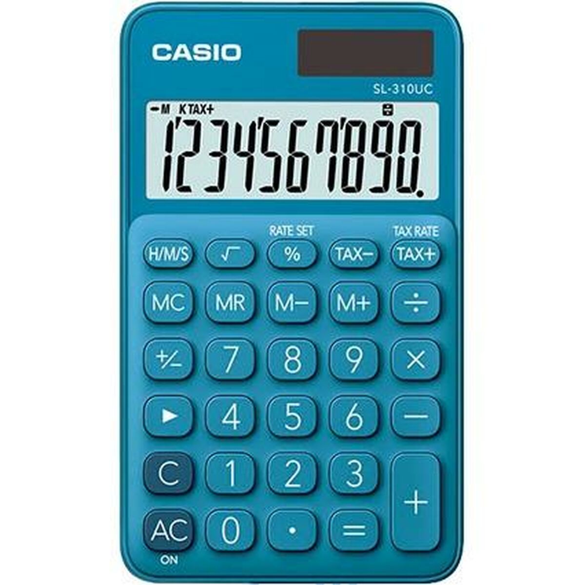 Calculator Casio, albastru, cifre - eMAG.ro