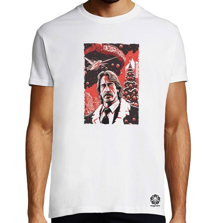 Hans Gruber portré fanart v4 férfi póló, Fehér, M - eMAG.hu