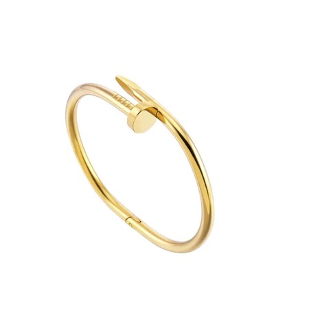 Bratara de dama tip Bangle fixa, model in forma de cui, otel inoxidabil ...
