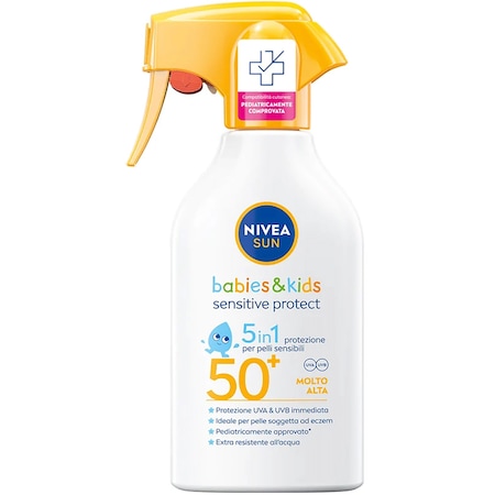 Spray protectie solara Nivea Sun Kids pentru bebelusi si copii, trigger ...