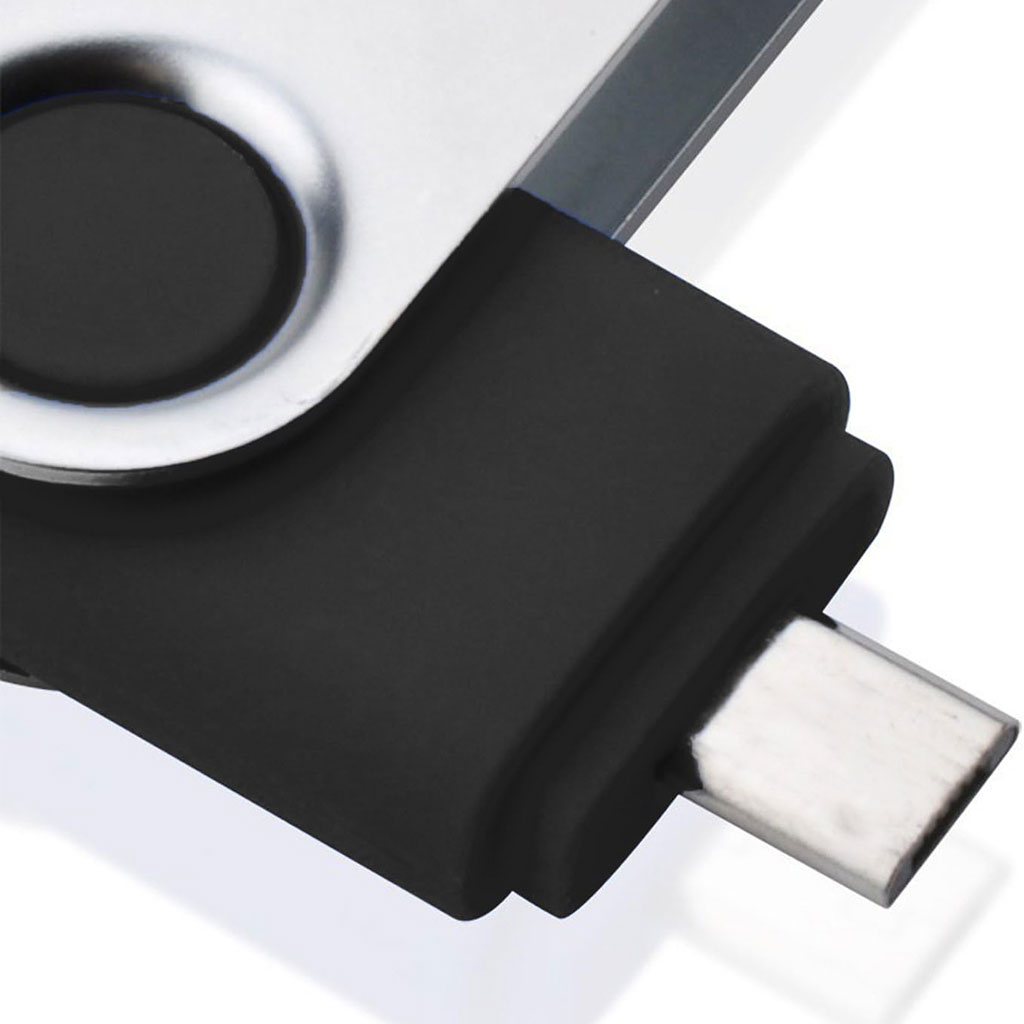Stick Memorie GREATON, 32 GB, 2 IN 1, Cu USB 3.0 si Type-C, Rotativ ...