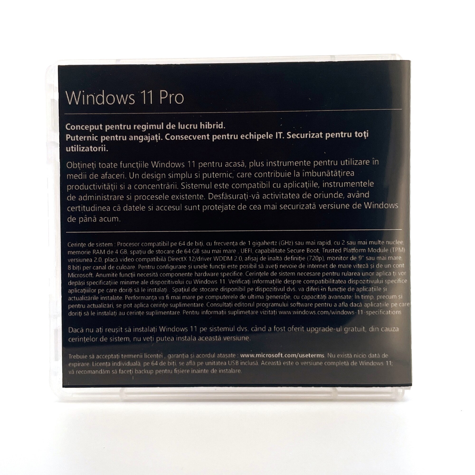 Лиценз за Microsoft Windows 11 Pro, 5PC, 64-битов, Всички езици, USB ...