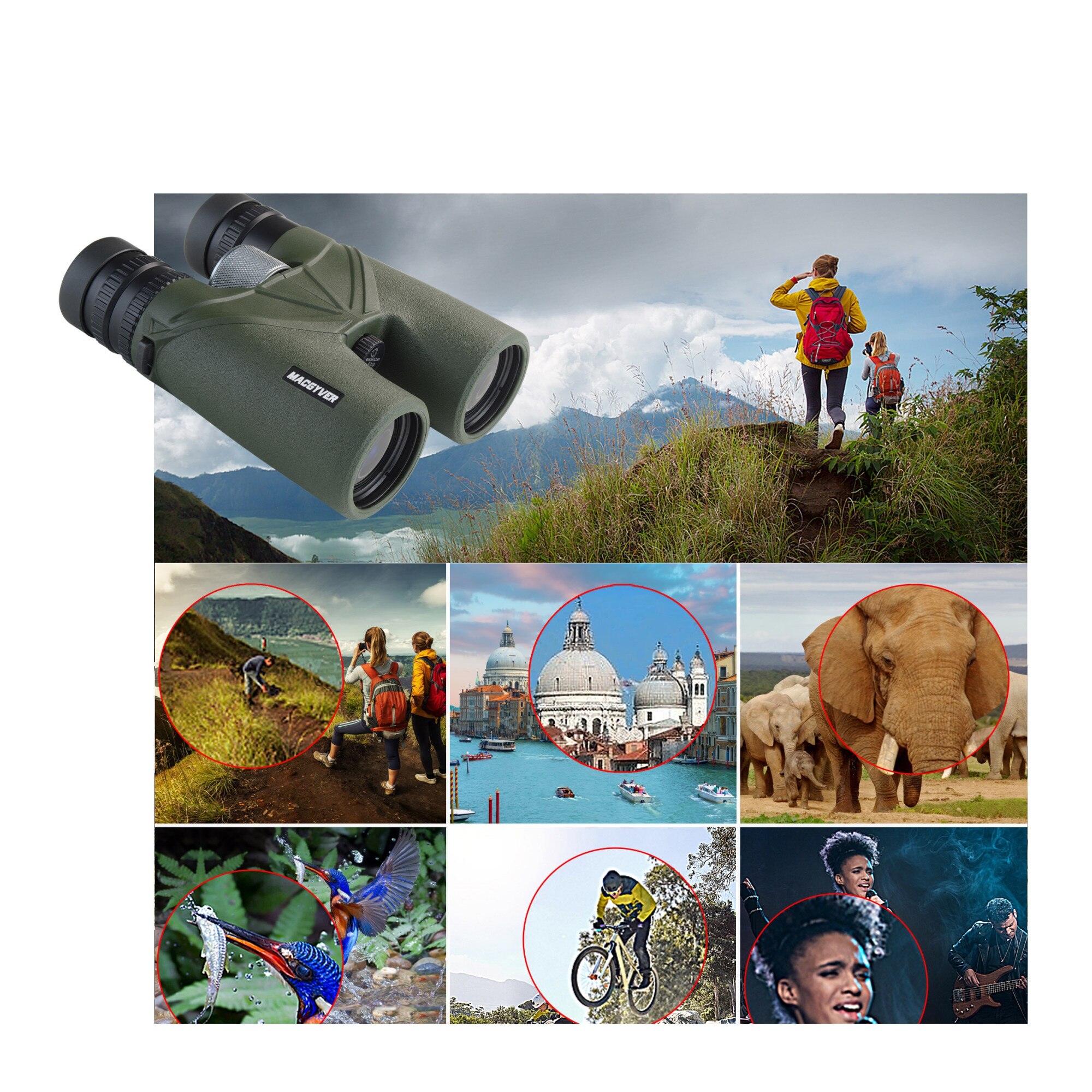 Binoclu Impermeabil, Zoom Hi-Tech Vari-Focus, MacGyver, 8x15, Bak4 ...