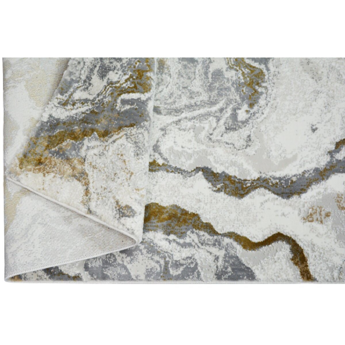 Covor modern Atlantis, gri/bej, 200x300 cm - eMAG.ro