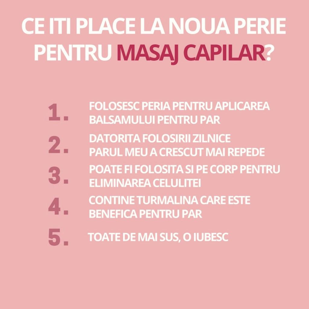 Dispozitiv pentru Masaj Capilar, din Silicon pentru Stimularea ... Dispozitiv pentru Masaj Capilar, din Silicon pentru Stimularea ...