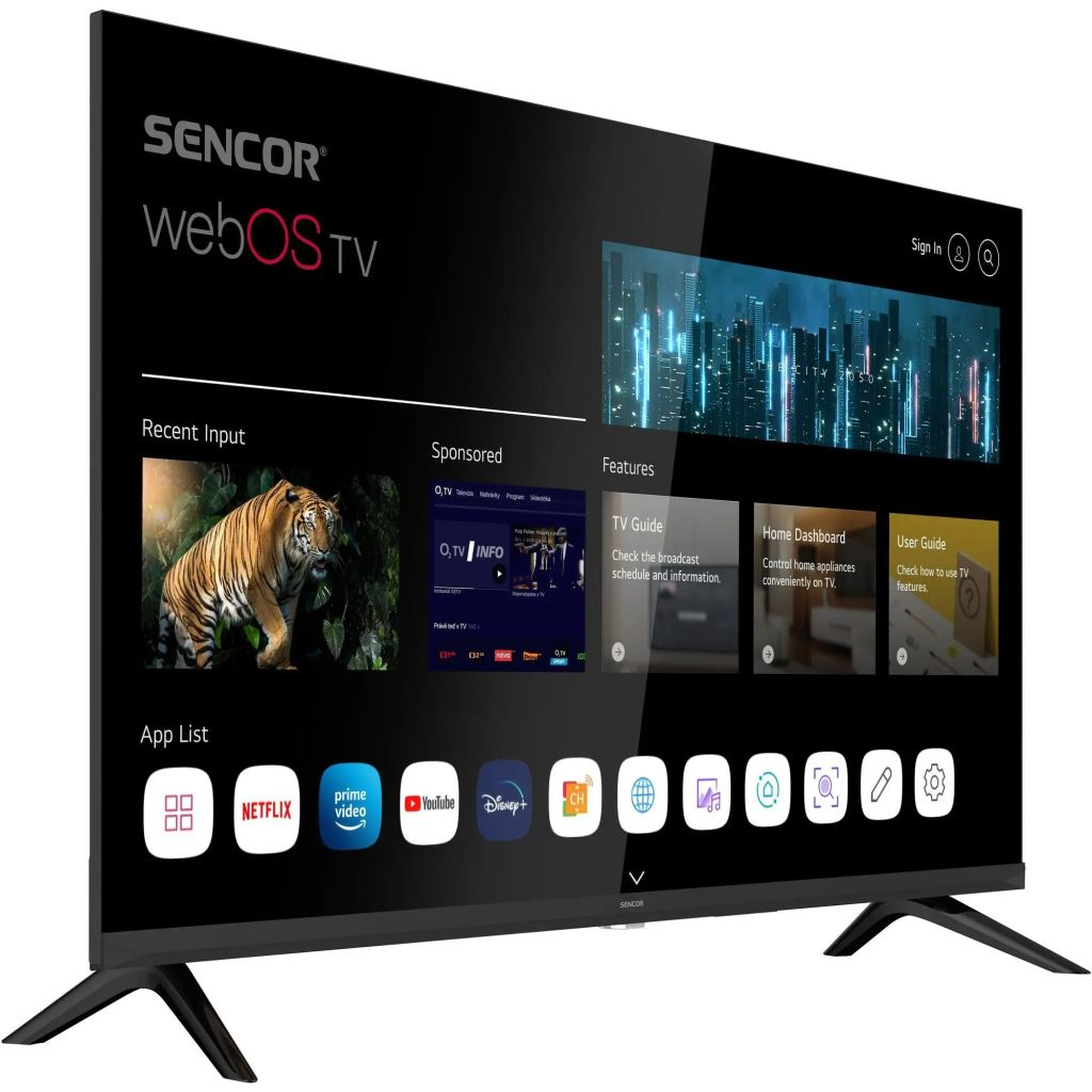 Televizor LED inteligent, Sencor, SLE 32S801TCSB 32" HD Ready, Negru ...