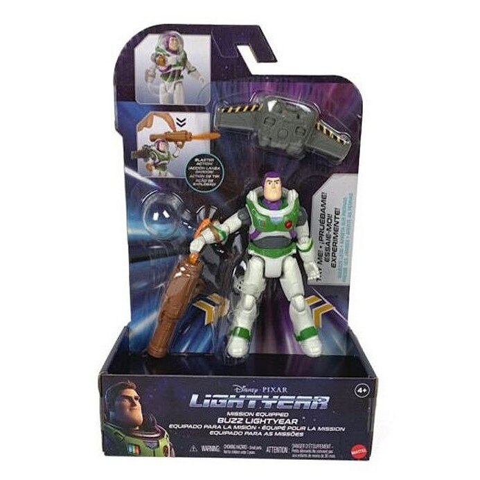 Pixar Lightyear Buzz akcióhős figura felszereléssel – 14 cm - eMAG.hu