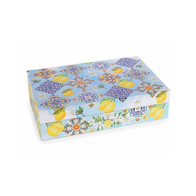 Cutie ceai lemn decor Lamai Mediterraneo 24x16x6 cm - eMAG.ro