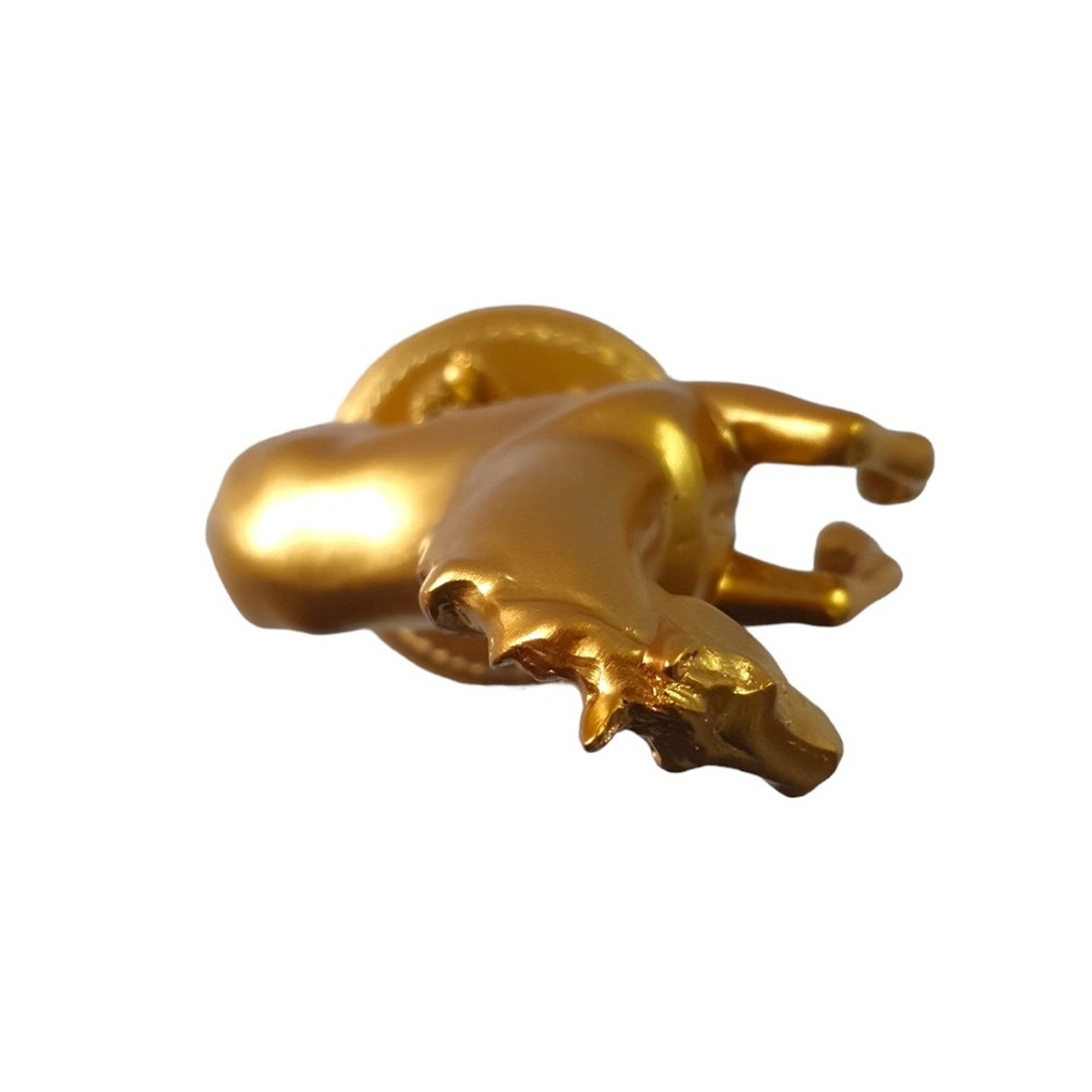 Statueta decorativa, Cal, Auriu, 13 cm, XQ202138 - eMAG.ro