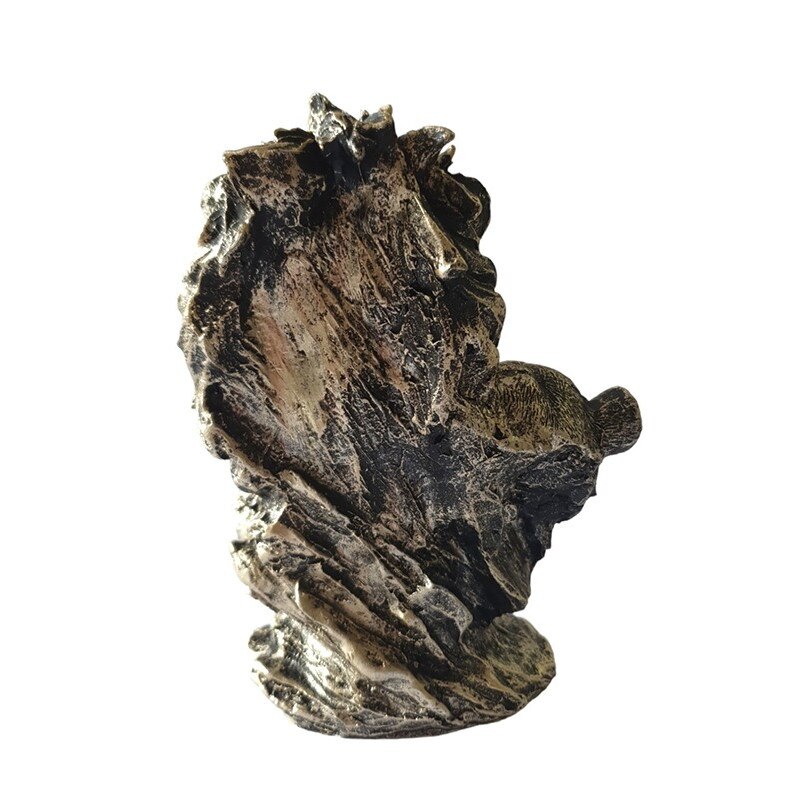 Statueta decorativa, Cuplu de Lei, Argintiu, 15 cm, XQ4002 - eMAG.ro