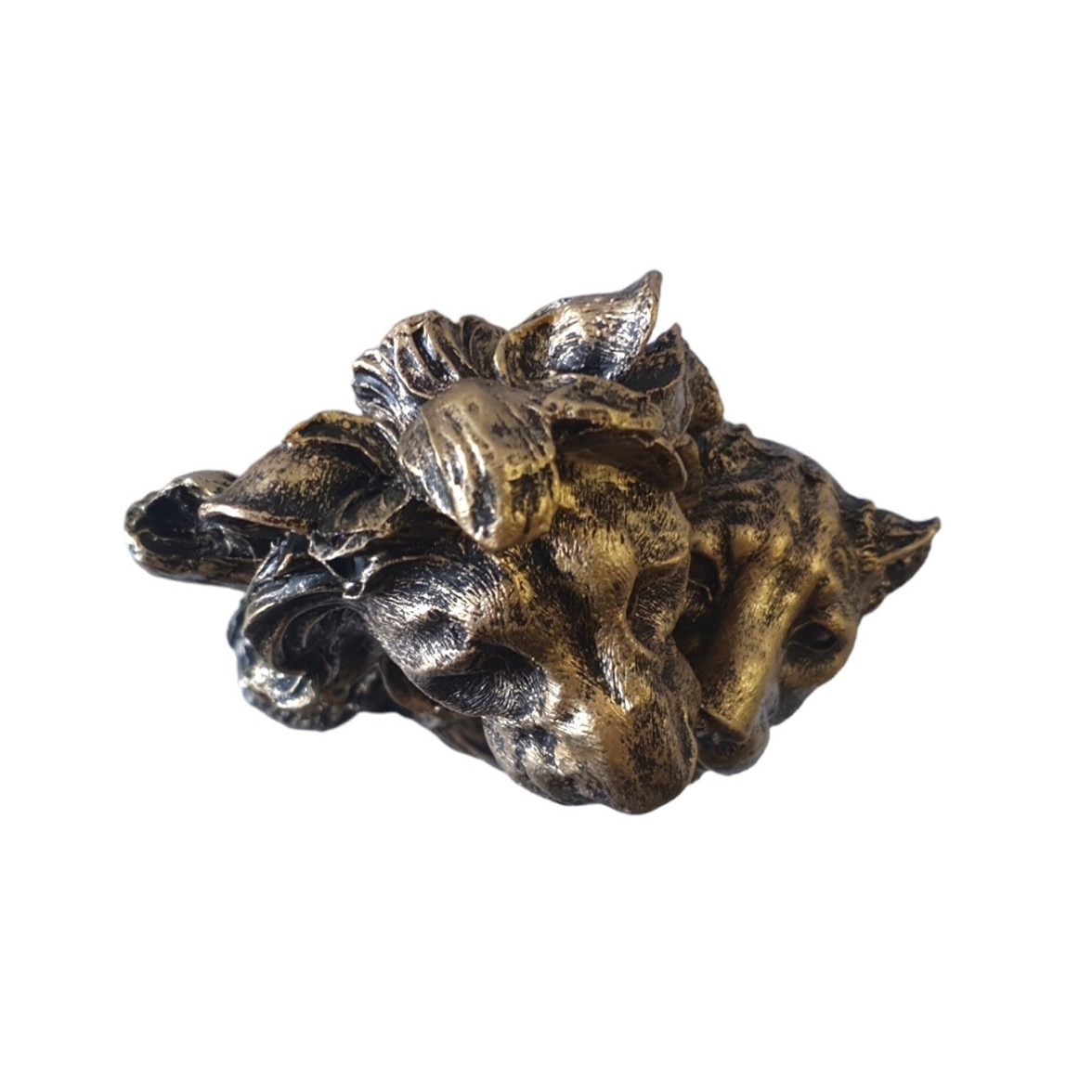 Statueta decorativa, Lei, Argintiu, 14 cm, XQ4001 - eMAG.ro