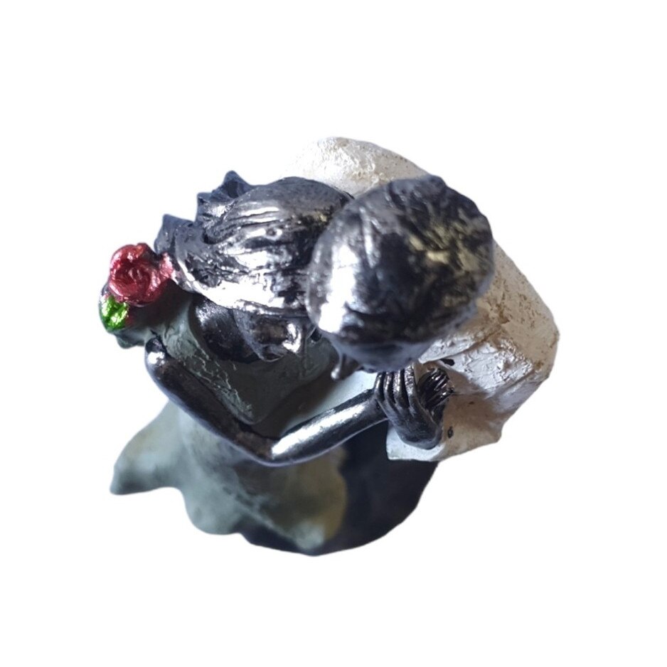 Statueta decorativa, Cuplu de Indragostiti, Multicolor, 21 cm, GXL007 ...