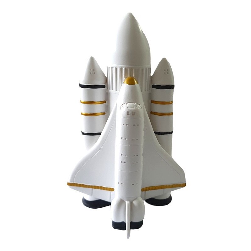 Statueta decorativa, Nava Spatiala, Alb, 25 cm, GX2002 - eMAG.ro