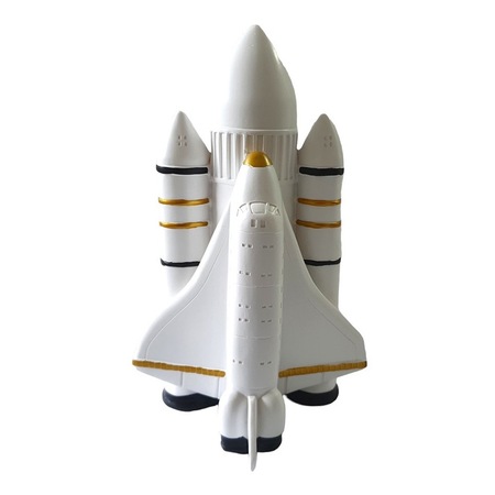 Statueta decorativa, Nava Spatiala, Alb, 25 cm, GX2002 - eMAG.ro
