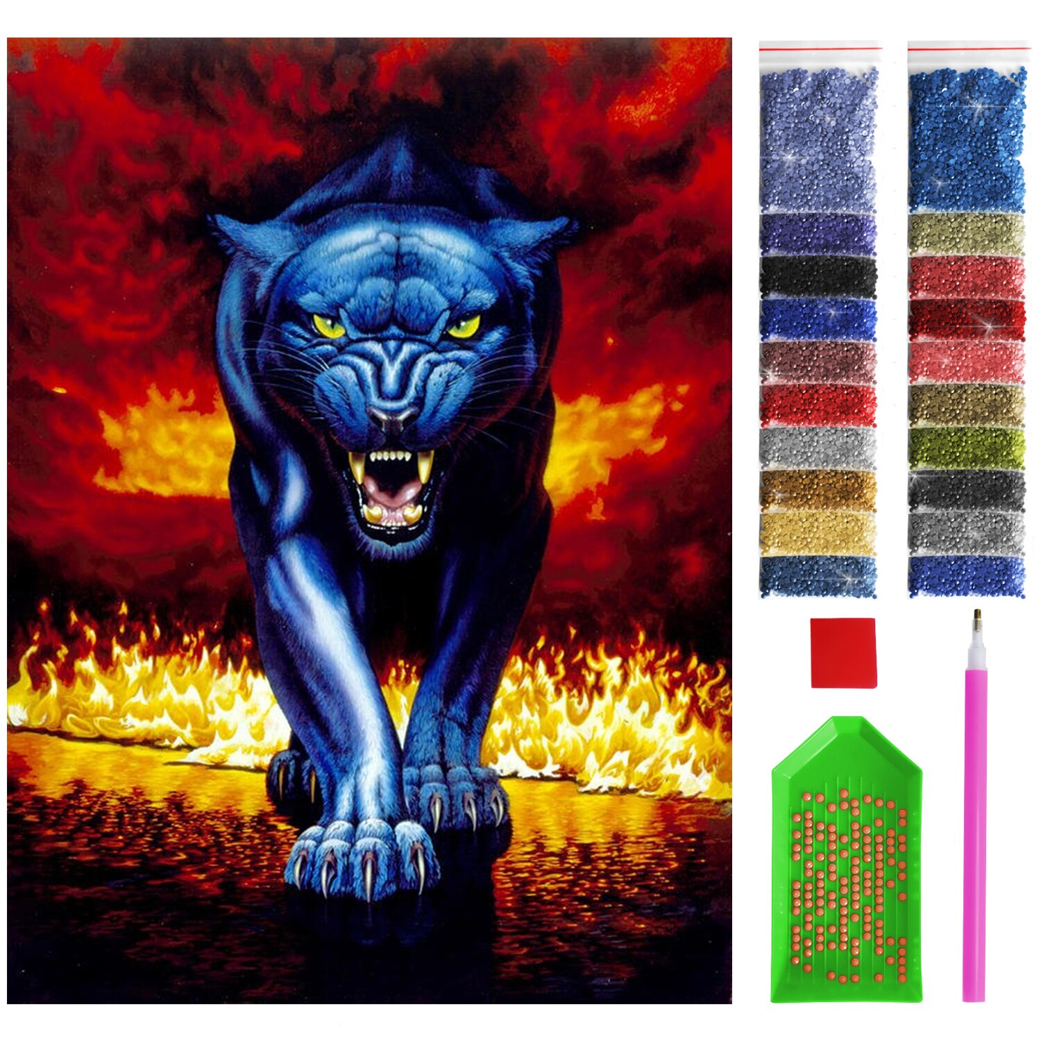 Set de broderie cu diamante, pictura 5D, ARTULIO Diamond Painting ...