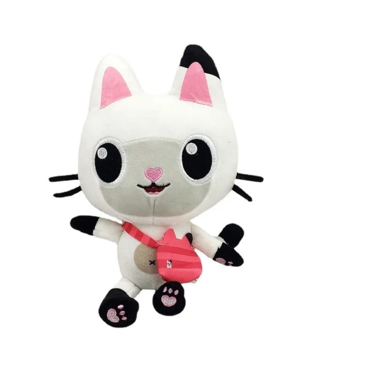 Jucarie de plus, Gabby's Dollhouse, Cat, alb, 25 cm - eMAG.ro